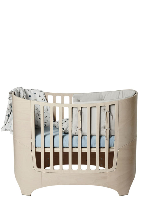 Leander Classic Babybett 0-3 Jahre Whitewash 120 x 70 cm